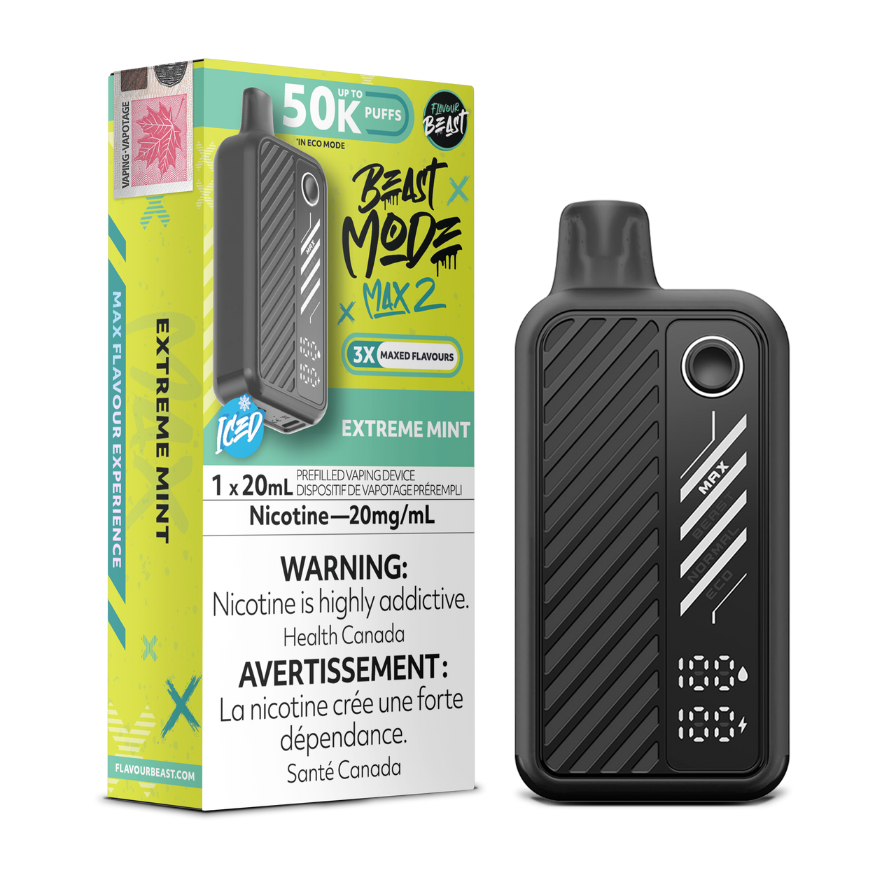Flavour Beast Beast Mode Max 2 - Extreme Mint – Juiceontheloose