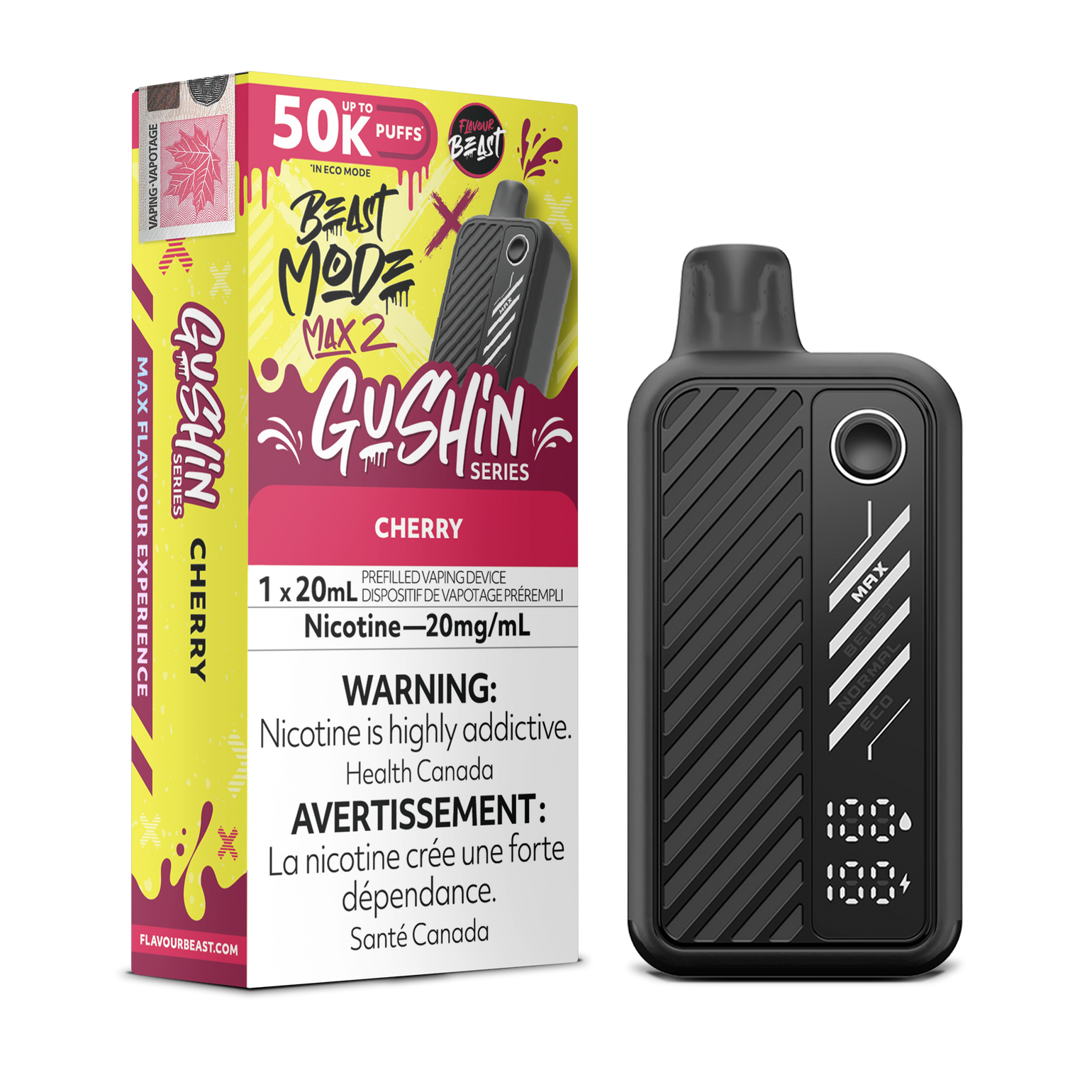 Flavour Beast Beast Mode Max 2 - Gushin' Cherry – Juiceontheloose
